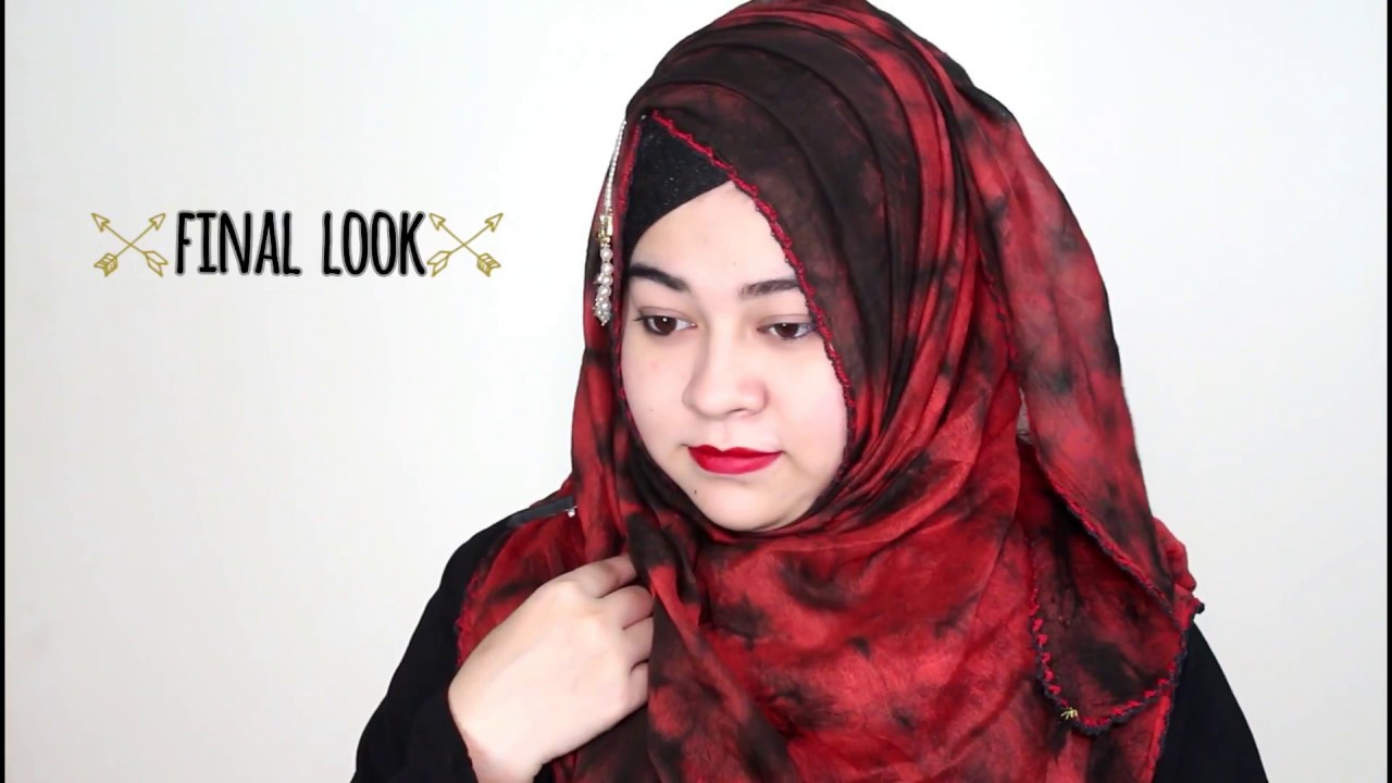 Wedding Party Special Hijab Style | Wedding Party Hijab Tutorial | Afrina Akter Hima - YouTube