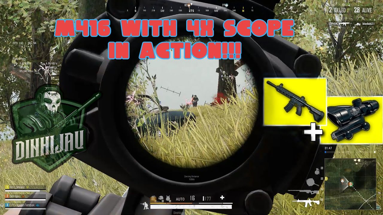 M416 + 4x Scope is INSANE! So Easy To Control Recoil - YouTube