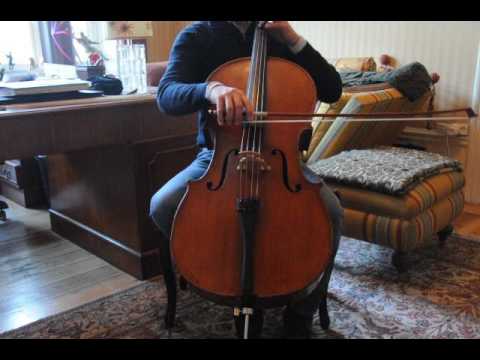 German cello 1880 for sale at www.cello.se - YouTube