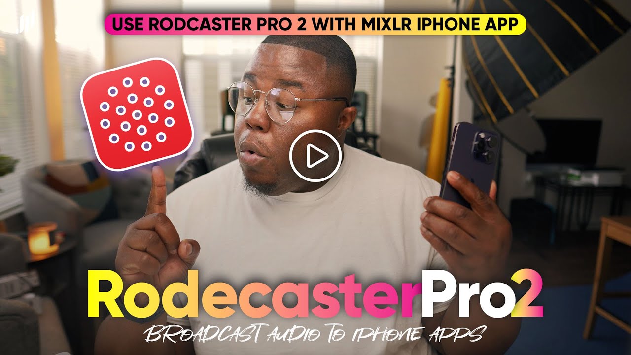 How To Use the Rodecaster Pro 2 with Mixlr on iPhone - YouTube