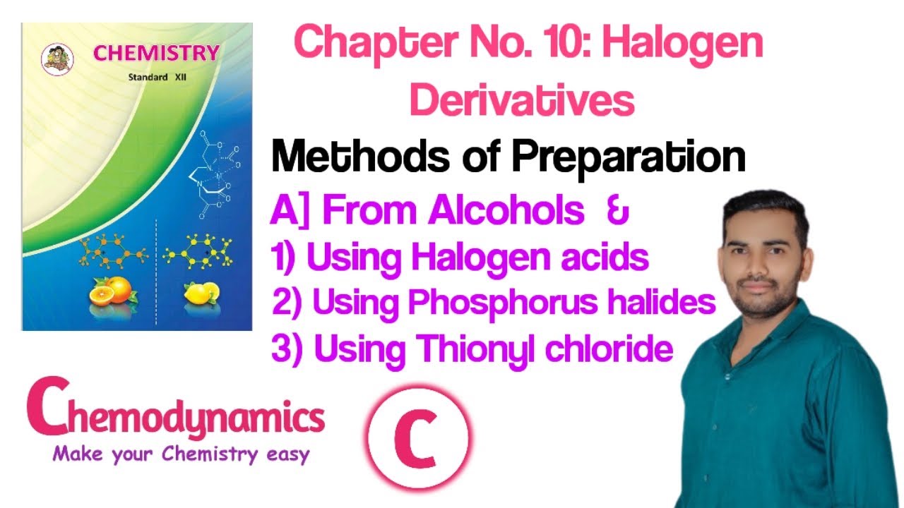 Halogen Derivatives Class 12 Chemistry | Methods of Preparation ...