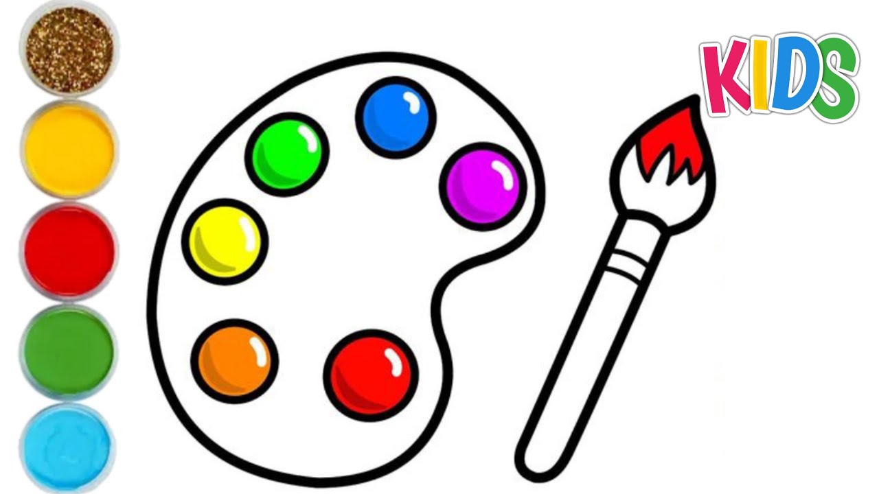 Colour palette Drawing, painting, and coloring for kids & toddler ...