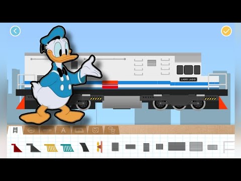 CC201 Donal Bebek Dua Garis Biru - Labo Brick Train