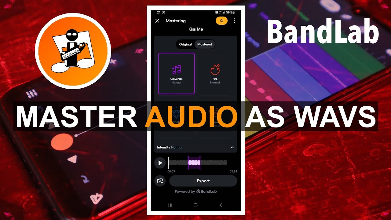 Quickly Master Any audio file on your phone to a wav file - YouTube