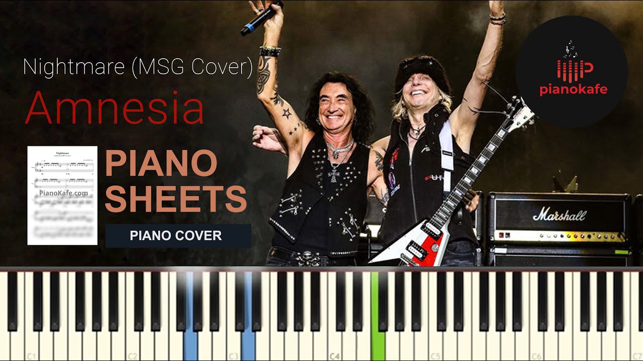 Amnesia - Nightmare (MSG Cover) НОТЫ & MIDI | PIANO COVER | PIANOKAFE ...