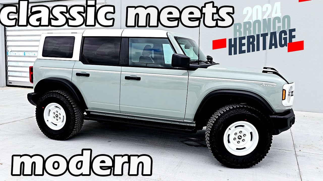 2024 Ford Bronco Heritage: Classic meets Modern with EXCLUSIVE features.... - YouTube