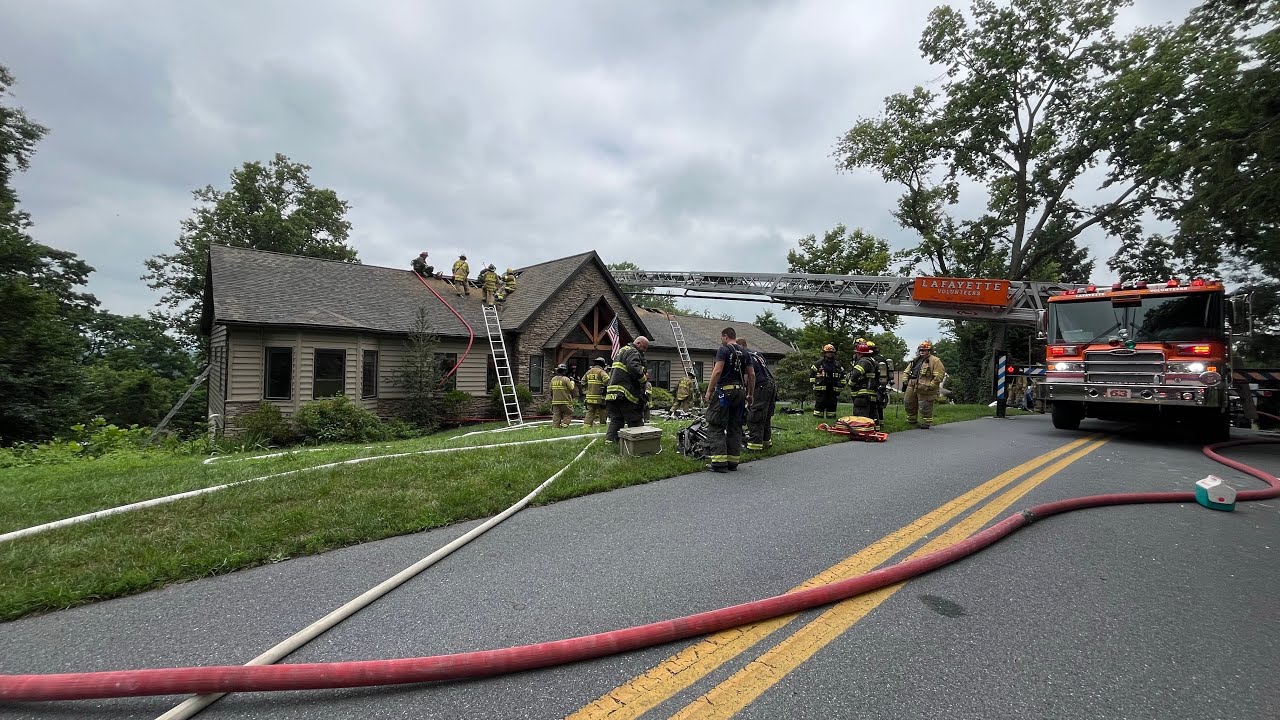 ***ON SCENE FOOTAGE*** Manheim House Fire With on scene footage - YouTube