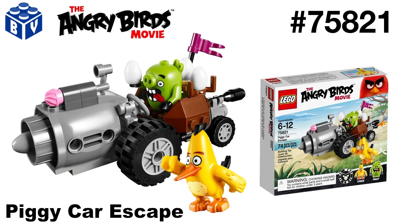 LEGO 75821 The Angry Birds Movie Piggy Car Escape - YouTube