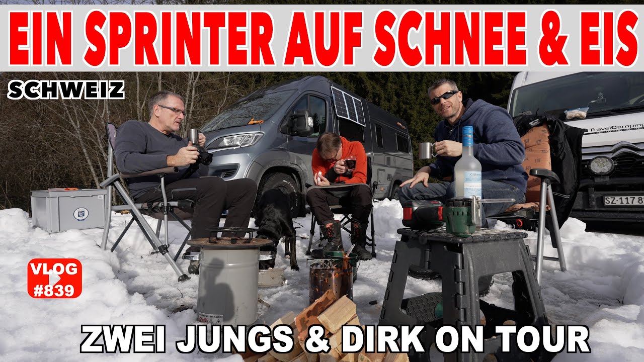 #839 AM LIMIT? 2 WD Vans & Sprinter auf Eis & Schnee | X-Fire 19 ...