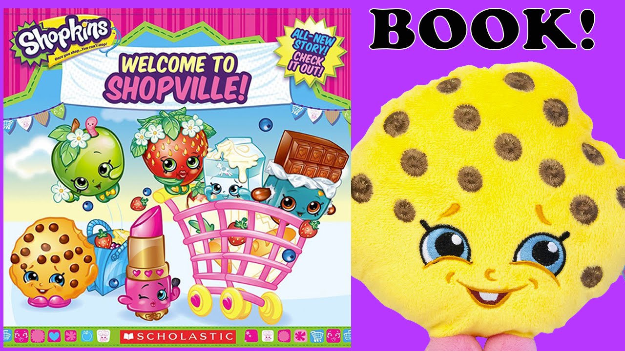 NEW SUPER SHOPKINS BOOK - WELCOME TO SHOPVILLE! SHOPKINS PLAY A GAME ...