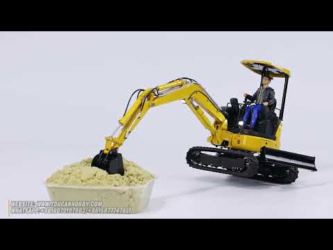 LESU 1/14 Mini RC Hydraulic Excavator PC30 Metal Radio Controlled Digger ModelTH24543
