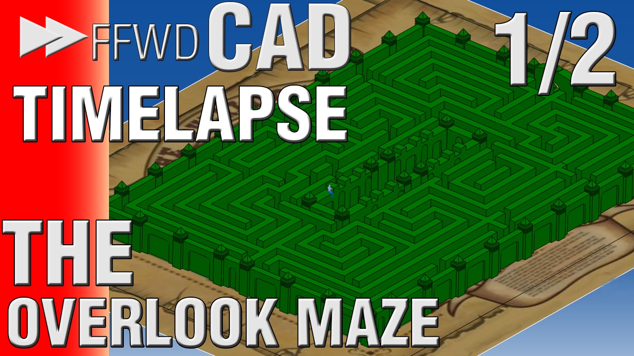 CAN WE SOLVE THE OVERLOOK MAZE? (THE SHINING) - TIMELAPSE - 3_4 - CATIA ...