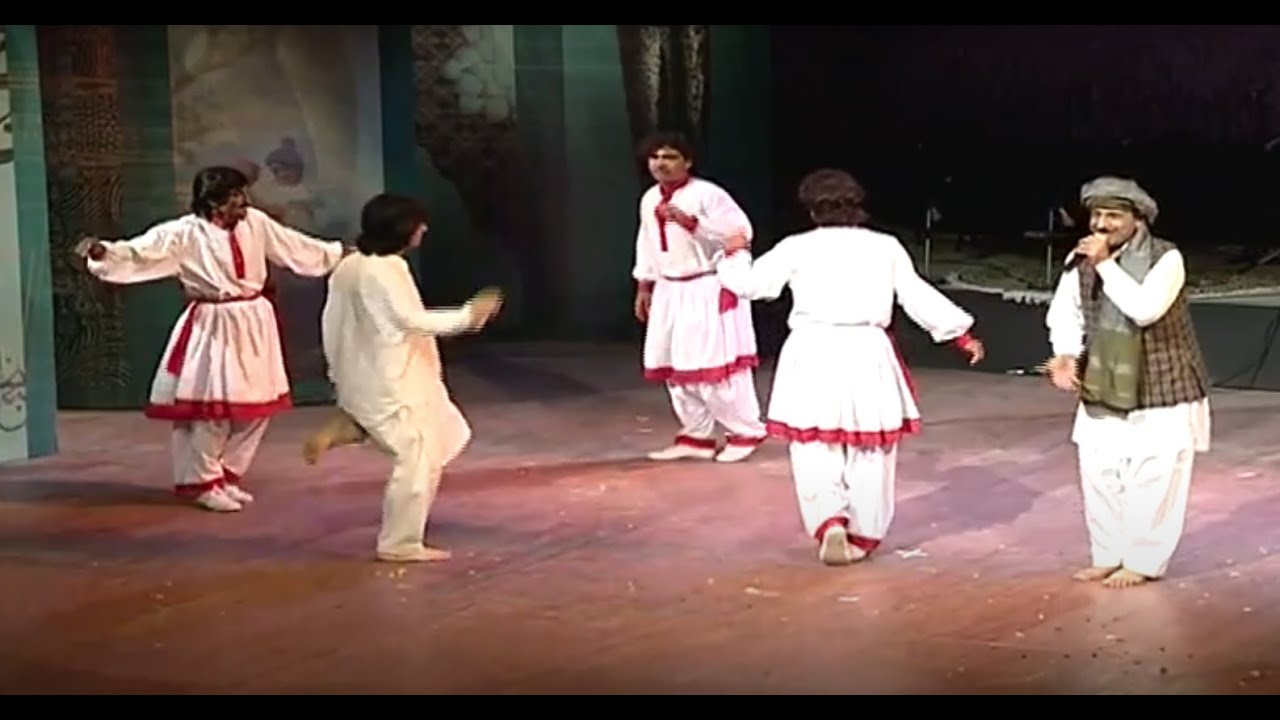 khattak dance Music show performance in pashto - YouTube