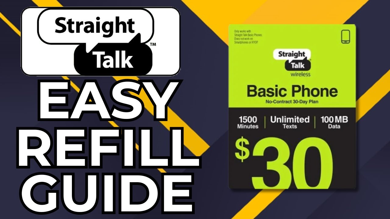 HOW TO REFILL STRAIGHT TALK ONLINE (2025) - YouTube