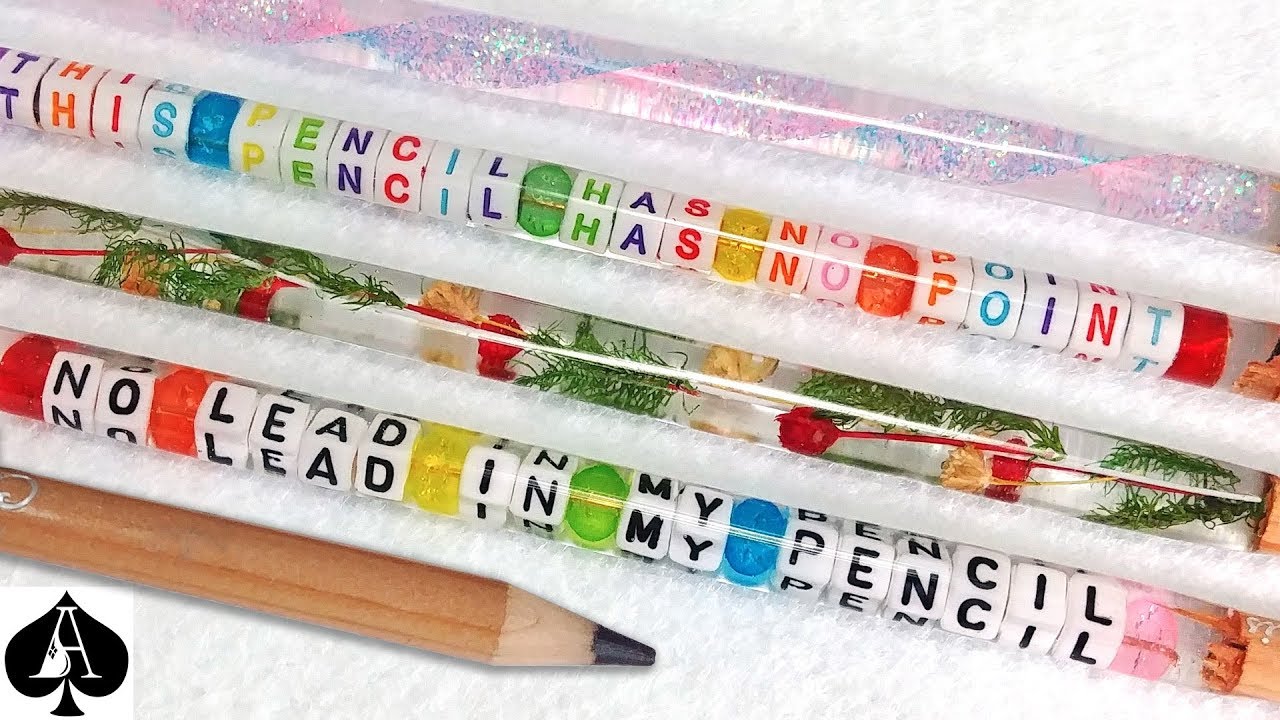 How to Make Secret Wood Pencils, with a TWIST | DIY Epoxy Resin Project ...