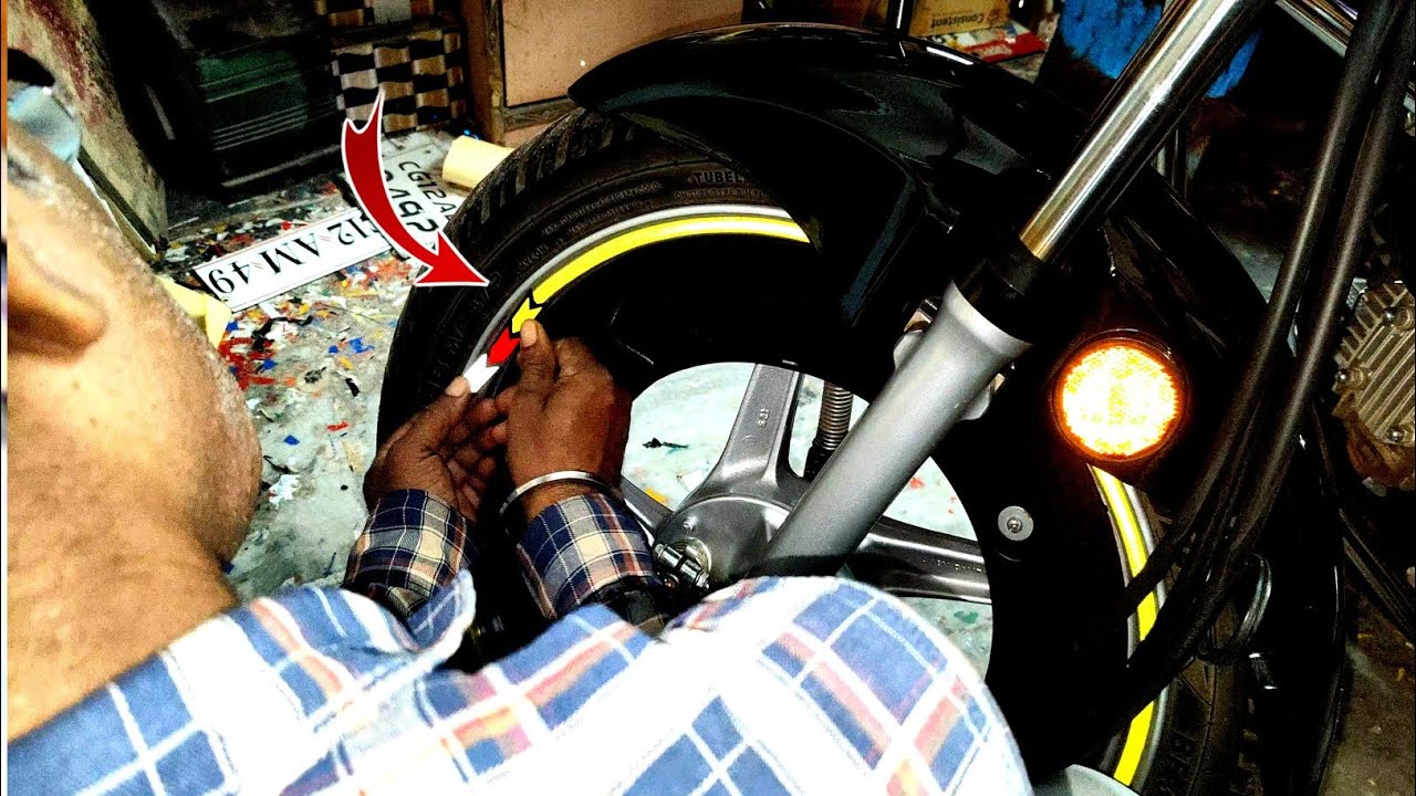 🛑Masterpiece Rj Hero Splendor Plus Bike Alloy Wheel Reflector ...