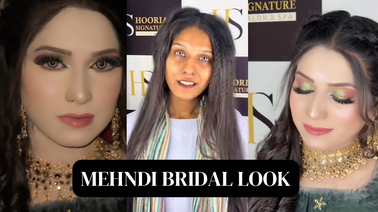 Mehndi Bridal Makeup Tutorial Asian Bride Youtube
