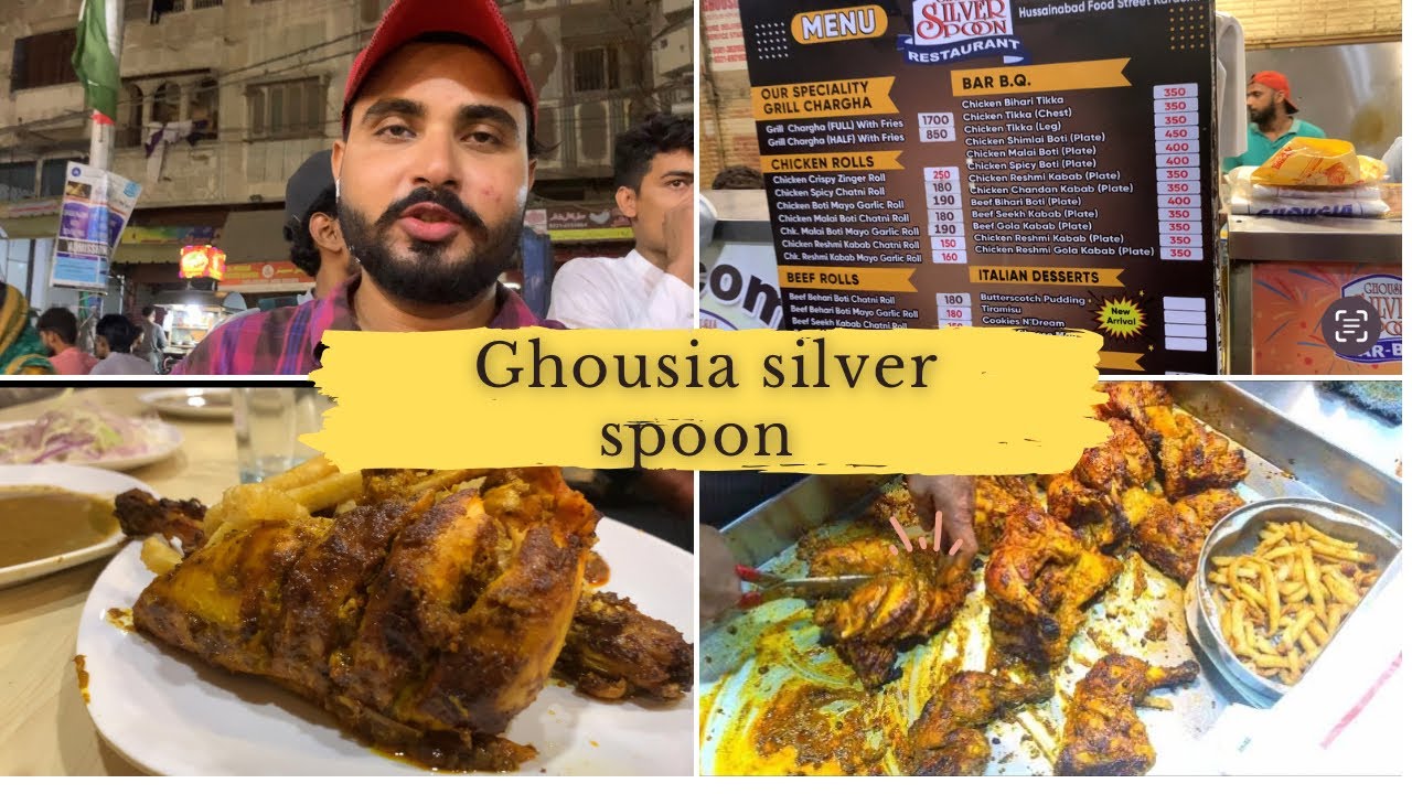Ghousia silver spoon | husenabad Karachi | Pakistan best charga #charga ...