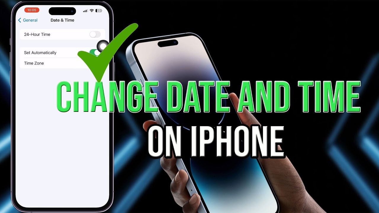 How to Change Date and Time in iPhone - YouTube