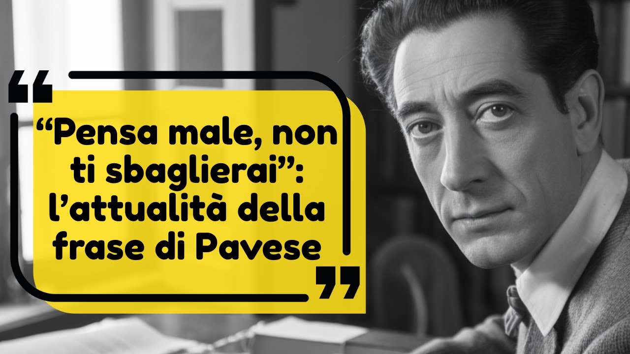 “Pensa male, non ti sbaglierai”: significato e attualità della frase di ...