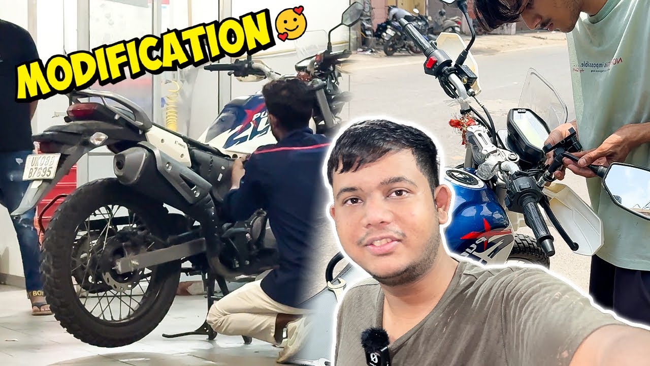 MODIFYING MY BIKE FOR FIRST TIME 🤯 - YouTube