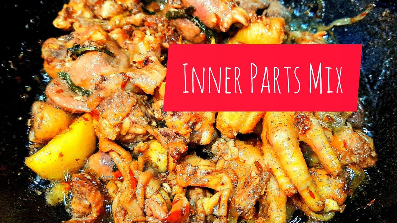 Chicken inner parts - YouTube