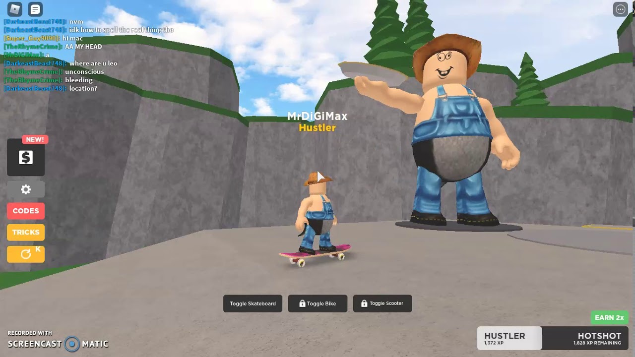 Roblox |Skate Park| Flying Glitch and Gameplay - YouTube