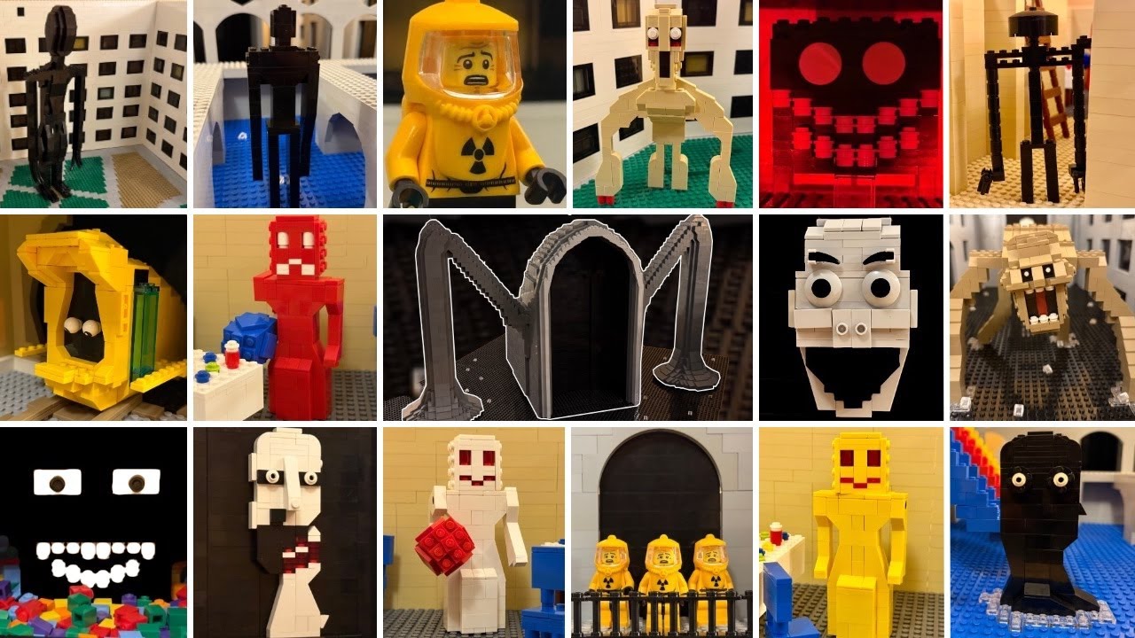 All LEGO THE BACKROOMS Sea Eater, Entities, Monsters & Levels ...