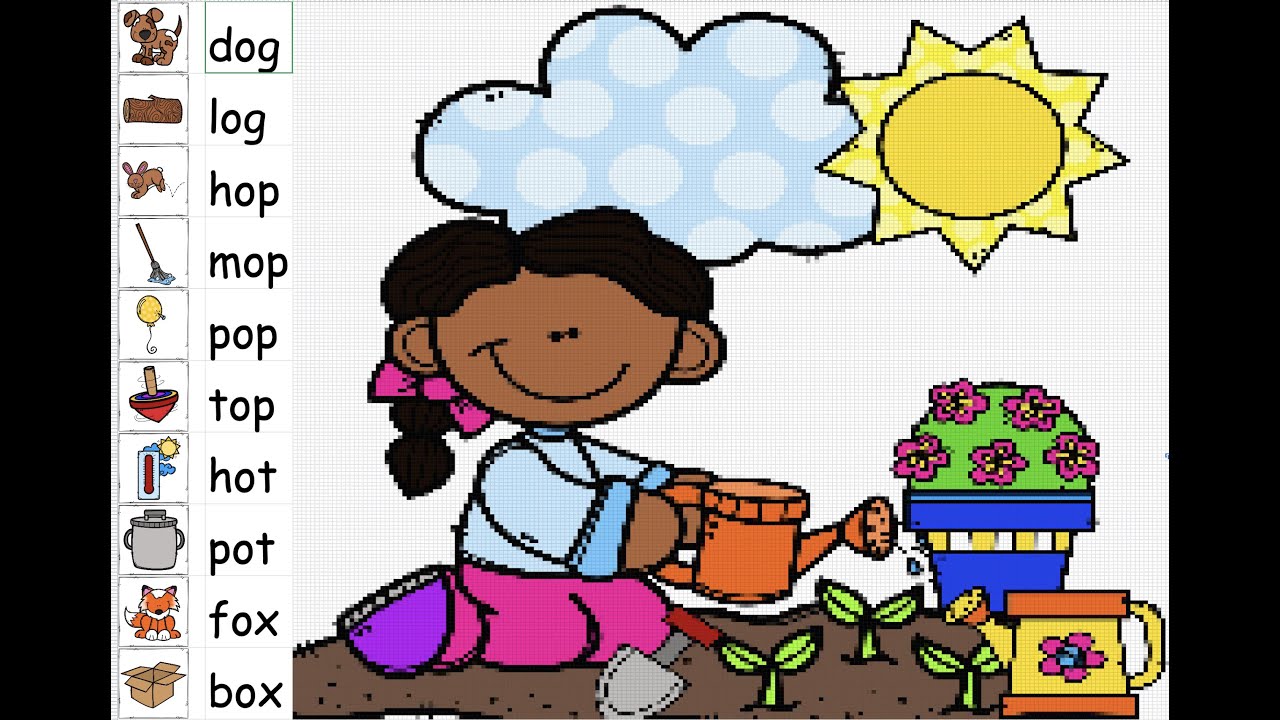 Google Classroom spring mystery CVC words - YouTube