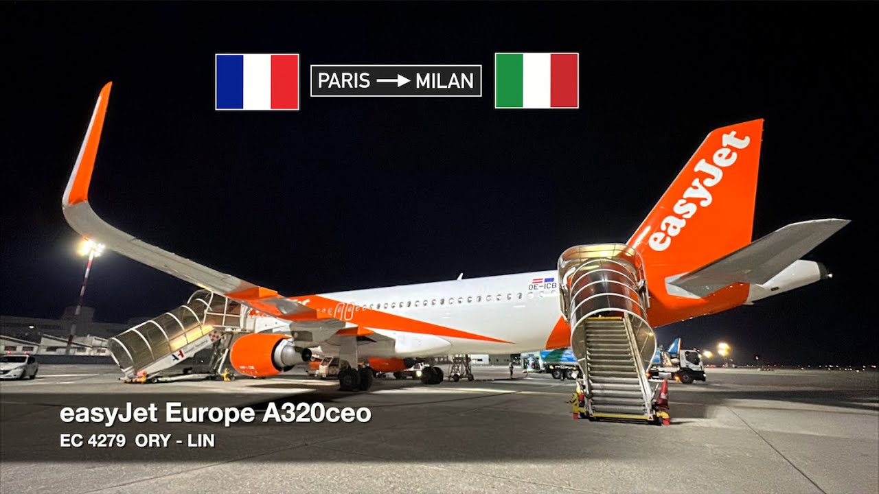 THE ORANGE OPTION FOR BUSINESS ROUTES! | easyJet Europe A320ceo | Paris ...
