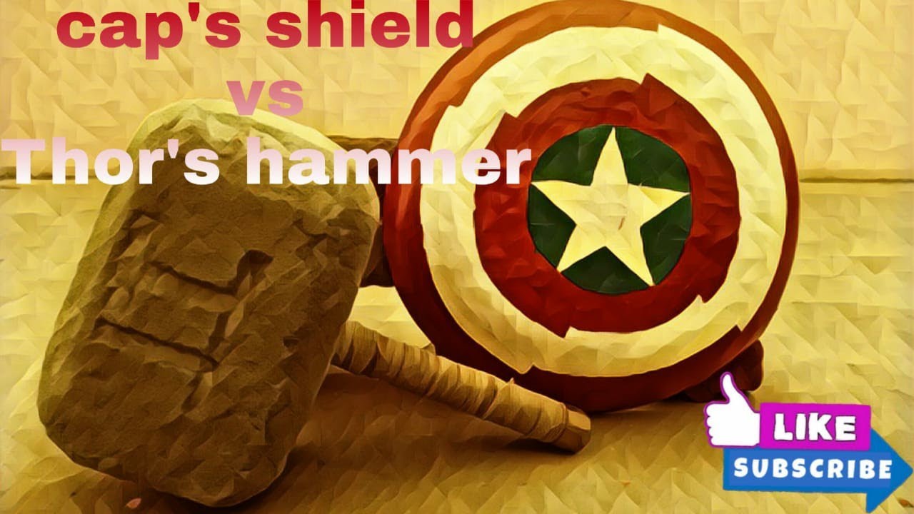 Thor's Hammer vs cap's Shield - YouTube