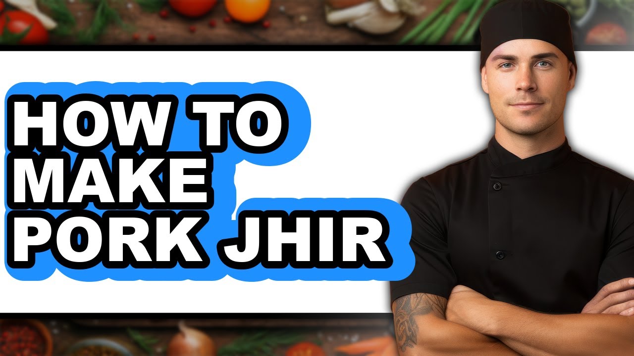 How To Make Pork Jhir - Step By Step - YouTube