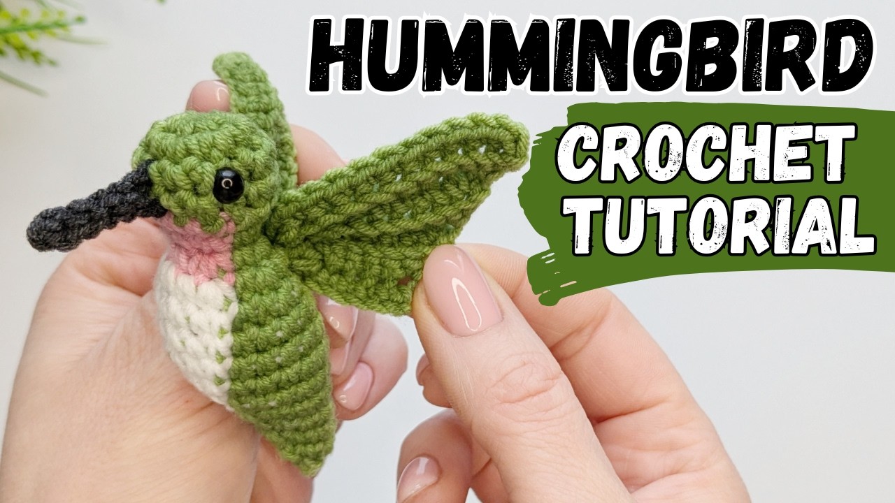 Amigurumi Hummingbird Easy & Fast Crochet Project - YouTube