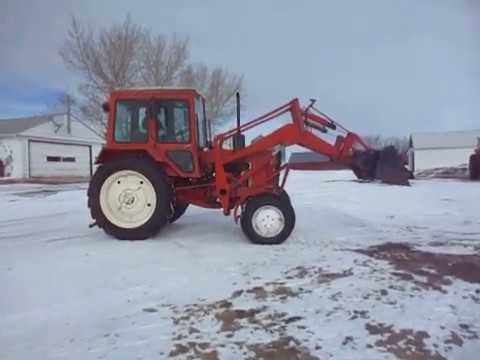 Lot 1002: 1986 562 Belarus Loader Tractor - YouTube