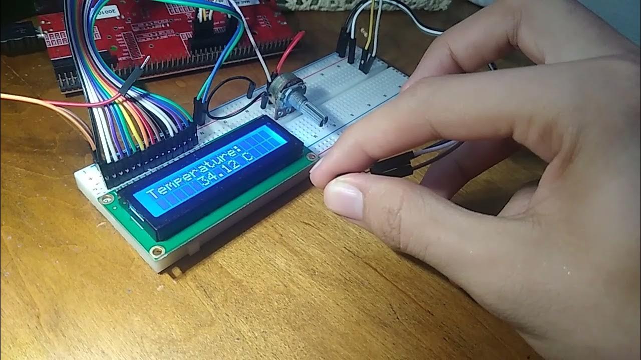Sensor de temperatura DS18B20 con Tiva C en LCD 2x16. - YouTube