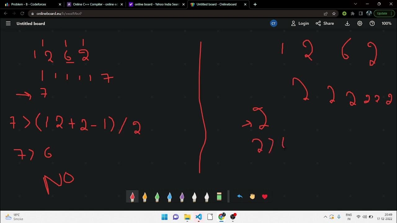 B Coloring Codeforces Solution Div 1 Div 2 Youtube