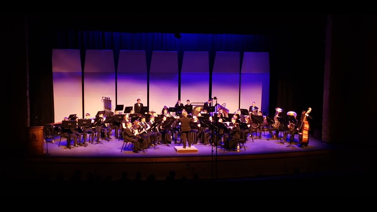 TCA Titan Concert Band CBA Regionals March 7 2025 Castle Rock Song 1 ...