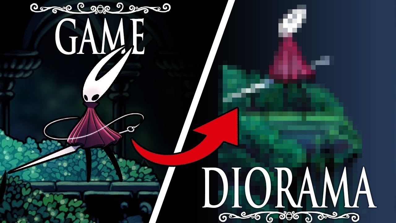 How to make a Hornet in Greenpath Diorama [Hollow Knight] - YouTube