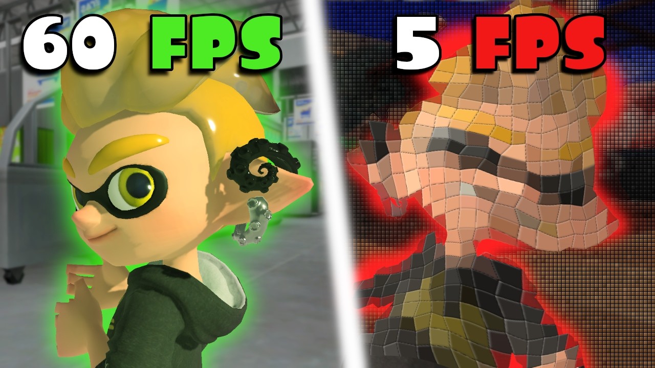 Splatoon 3 but every kill decreases my FPS... - YouTube