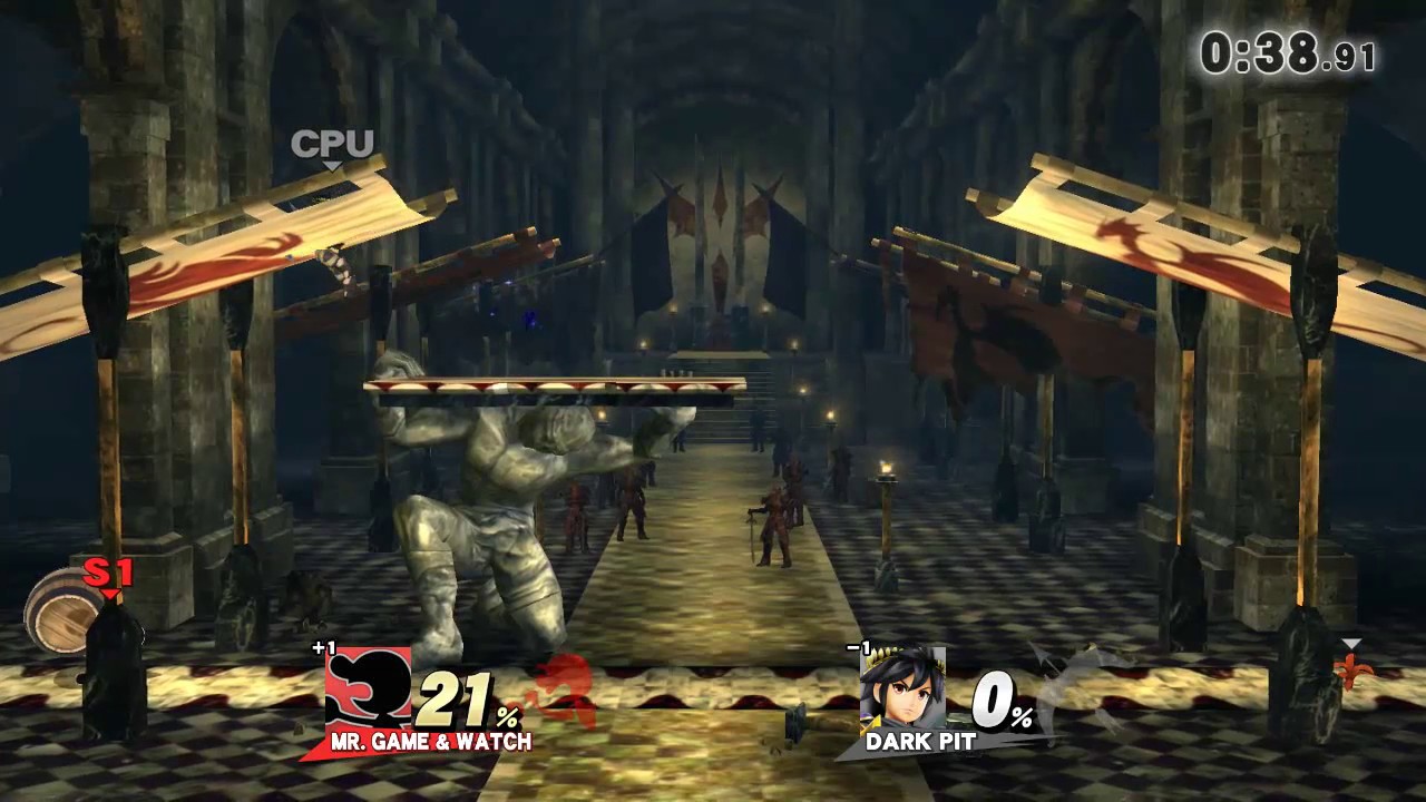 SSB4: MR. Game and Watch gameplay - YouTube