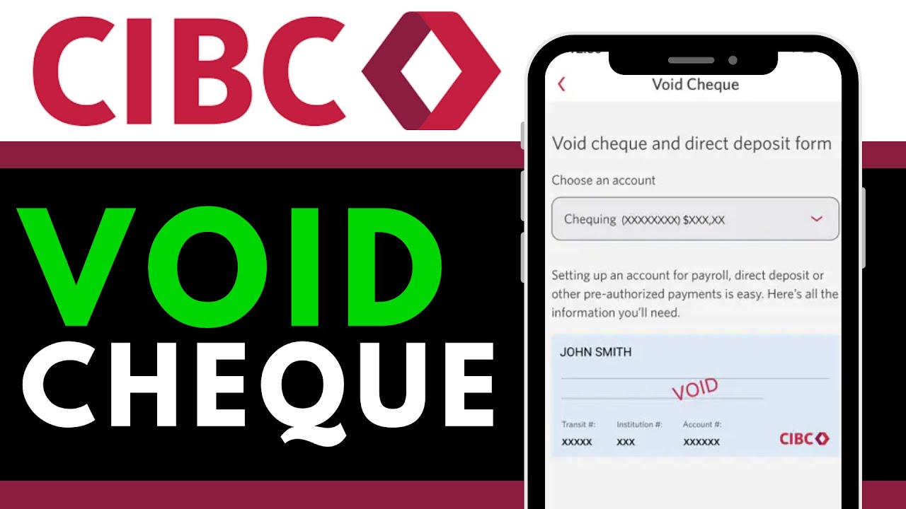 How To Get Void Cheque In CIBC Bank App - Full Guide 2025 - YouTube
