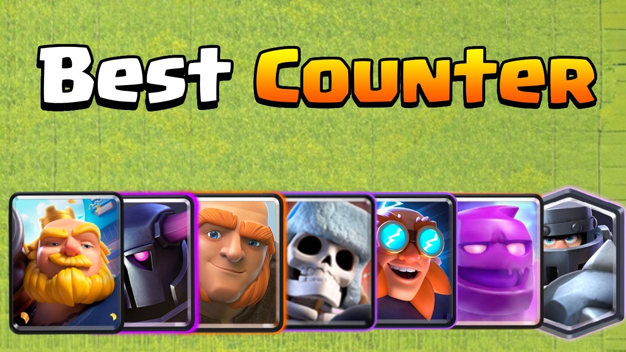 Best Counters For ALL Tanks - Clash Royale - YouTube