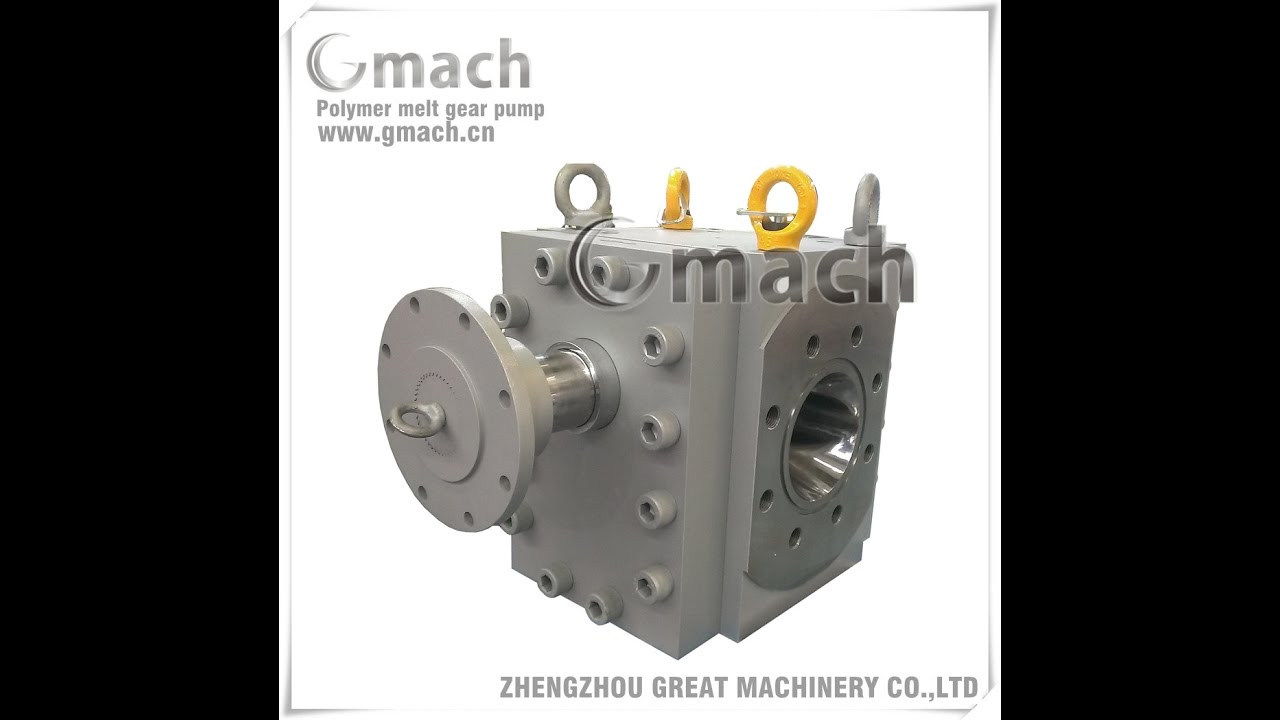 melt pump for plastic sheet /cast film extrusion line - YouTube