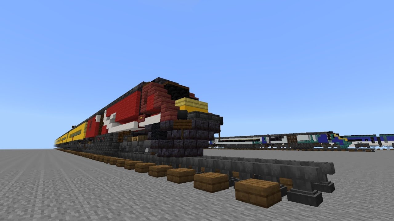 Minecraft Class 43 HST Tutorial (Network Rail/VTEC red powercars ...