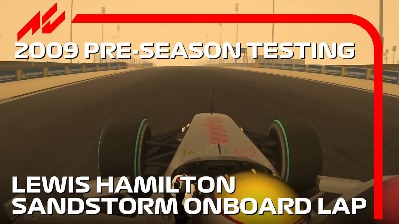 When a Sandstorm hits the F1 2009 Pre-Season Testing | Lewis Hamilton ...