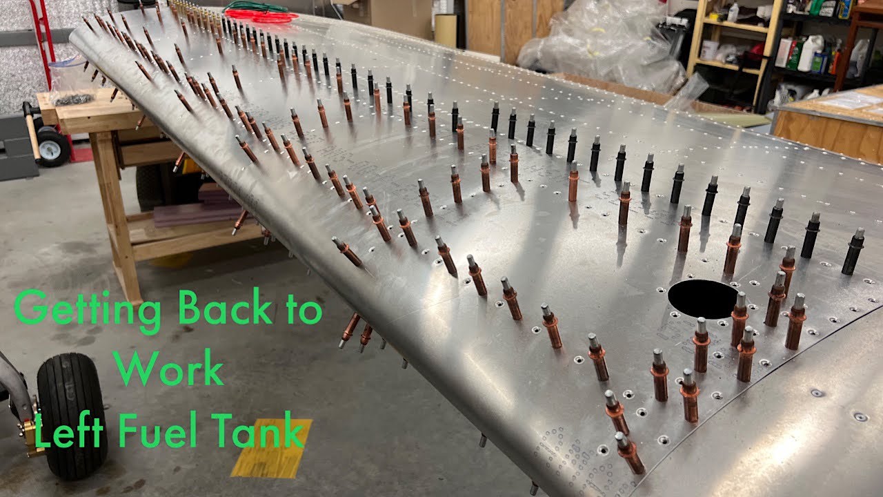 Getting “Back to Work” Left Fuel Tank and Hangar setup - YouTube