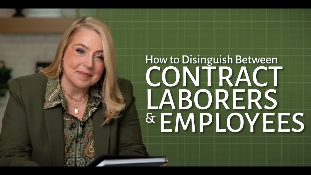 Distinguish Laborer vs. Employee - YouTube