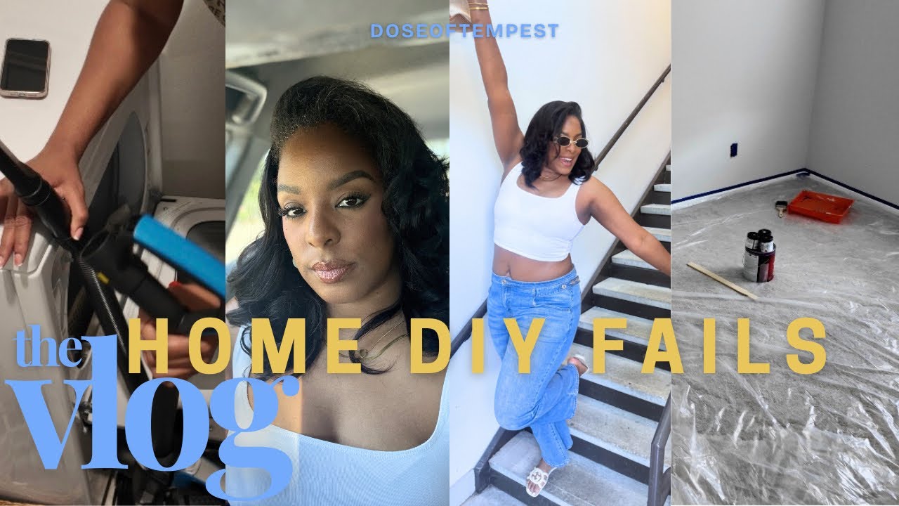 Vlog | Single Girl vs. Home Projects Gone Wrong, Painting, Labs, & Epic ...