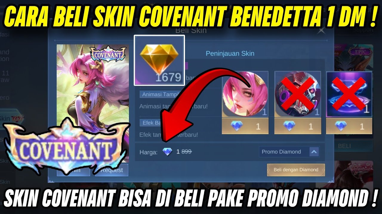 CARA BELI SKIN COVENANT BENEDETTA 1 DIAMOND ! CARA BELI SKIN BENEDETTA ...