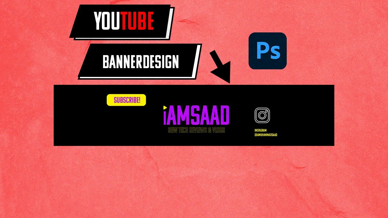 How to make a YouTube channel Banner using simple tools within ...